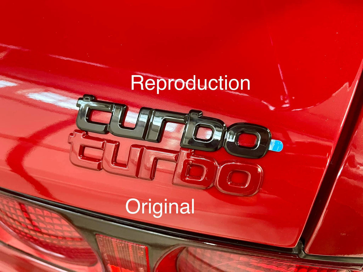 1991- 1999 MR2 SW20 Reproduction "turbo" Emblem – Nick MR2