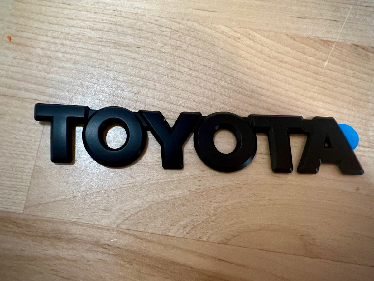1991- 1999 MR2 SW20 Reproduction "TOYOTA" Emblem – Nick MR2